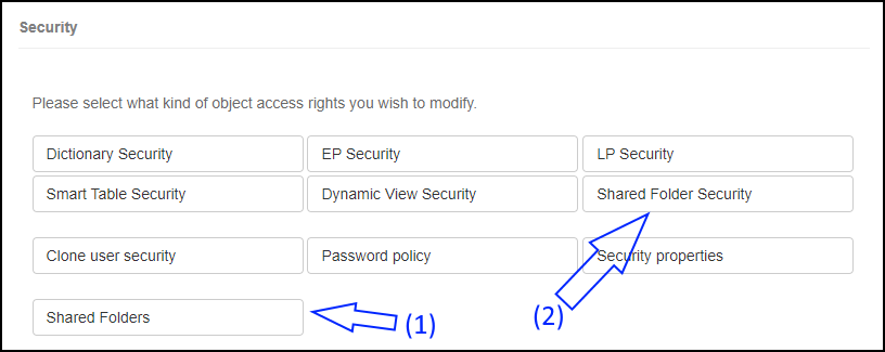 New Secure Shared Folders – EnhancedBI